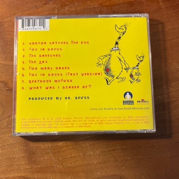 Buddha Records | Toys | Dr Seuss Presents Fox In Socks By Dr Seuss Cd ...